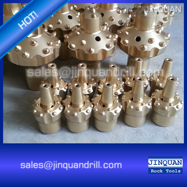 dome type reamer bits, reaming tools, pilot adapter bit T38*102mm & T38 ...